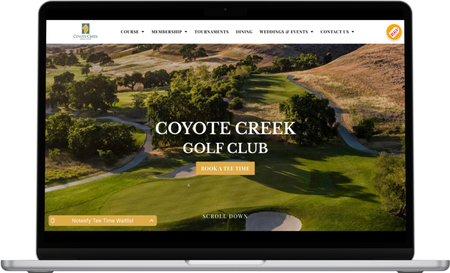 Professional Golf Course Website Design Services | Club Caddie