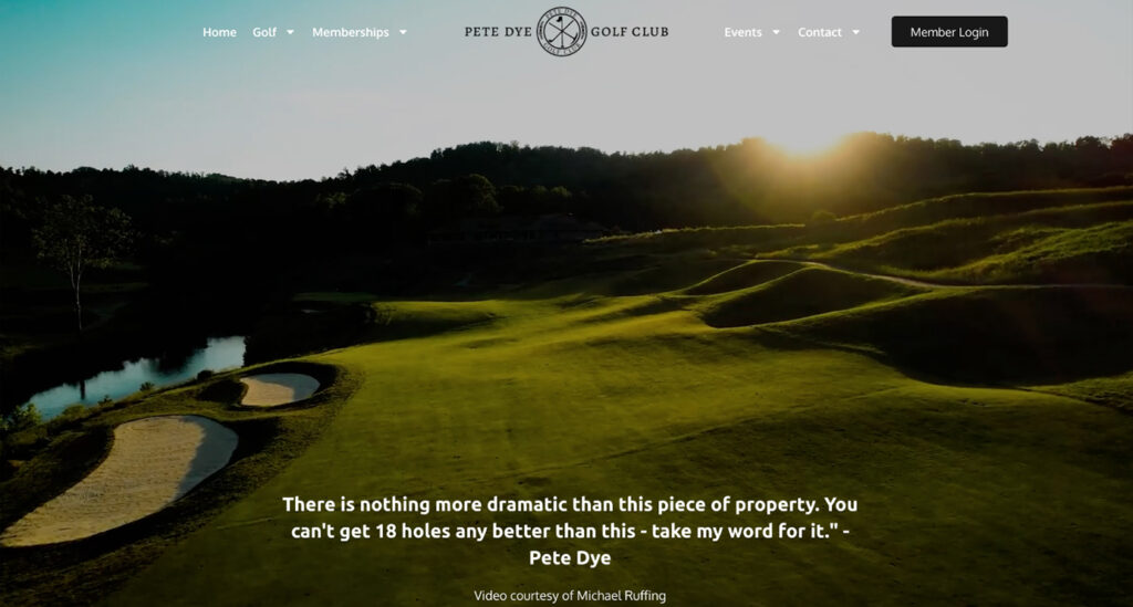 Professional Golf Course Website Design Services | Club Caddie